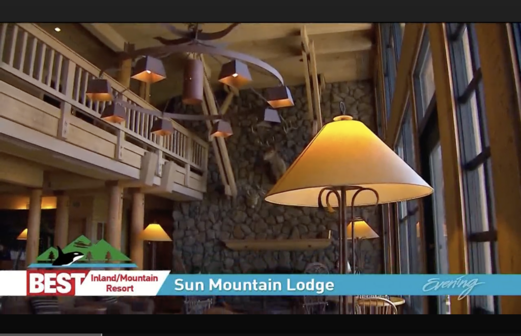 Sun Mountain Lodge is 2019's Best Mountain Resort - KING 5 Evening - Sun Mountain Lodge